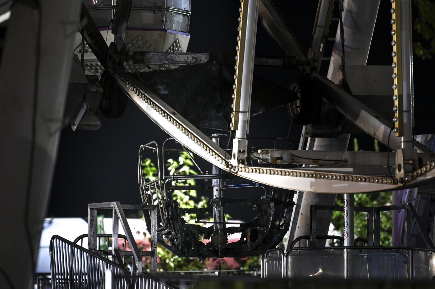 At least 23 injured when fire breaks out on a Ferris wheel in eastern ...