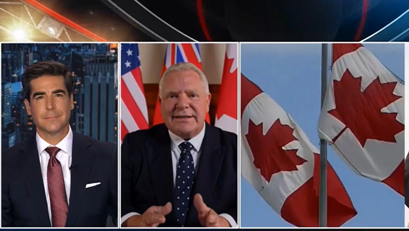 Ford appears on Fox News with message to Trump about Canada