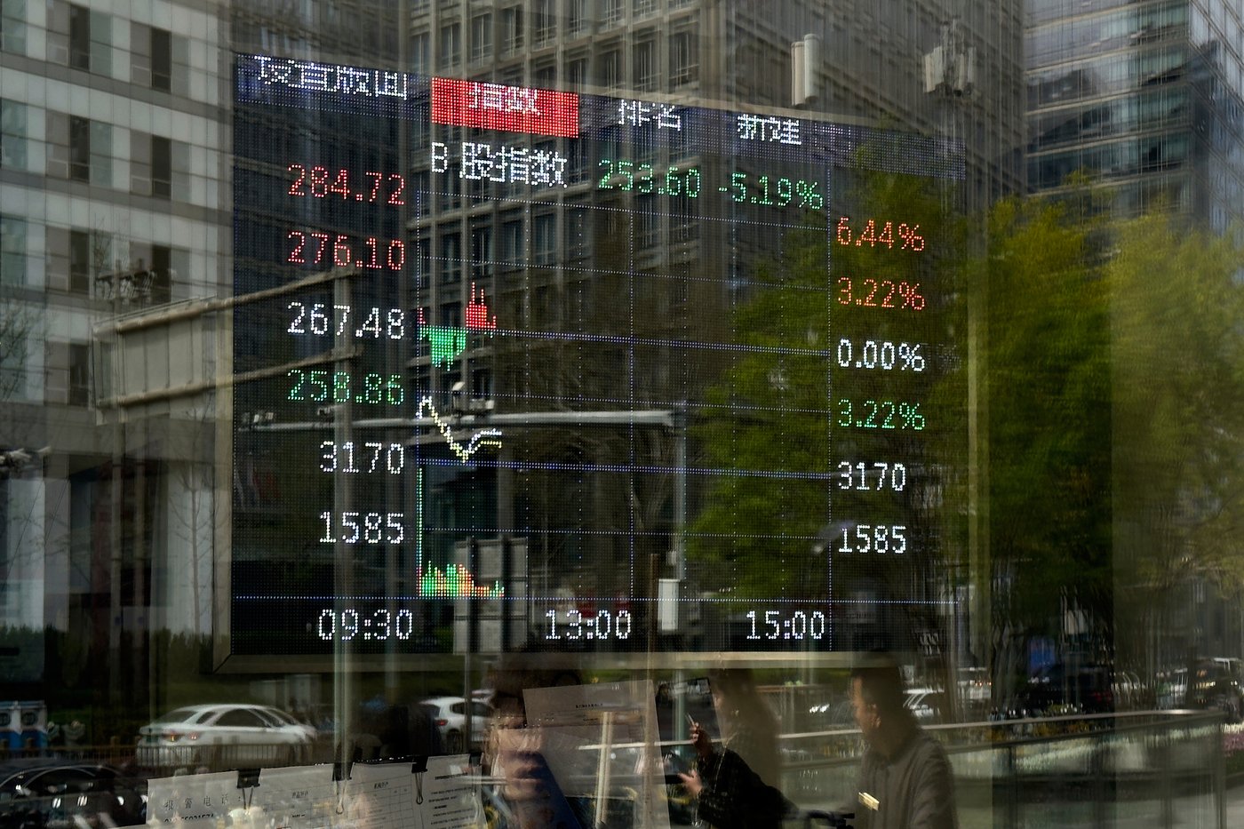 World stock markets plunge again as Trump doubles down on tariffs