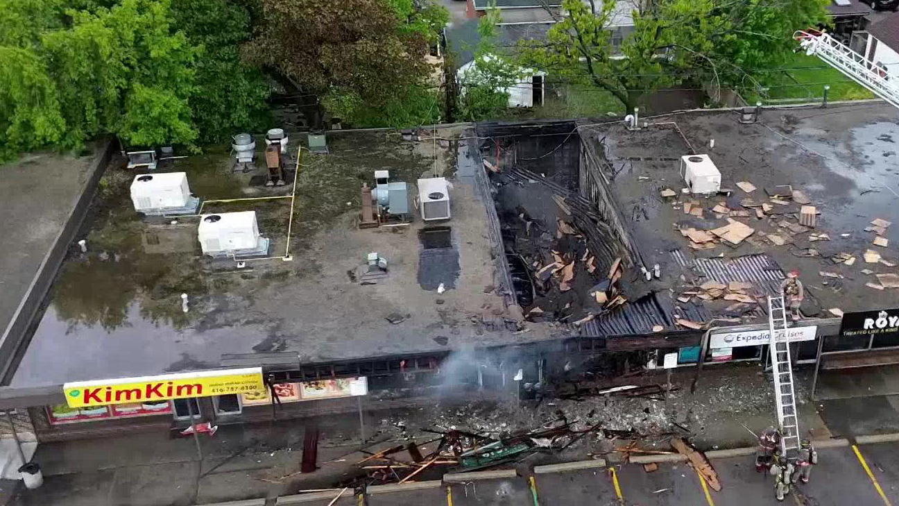 Video shows fire that gutted Scarborough restaurant was deliberately set