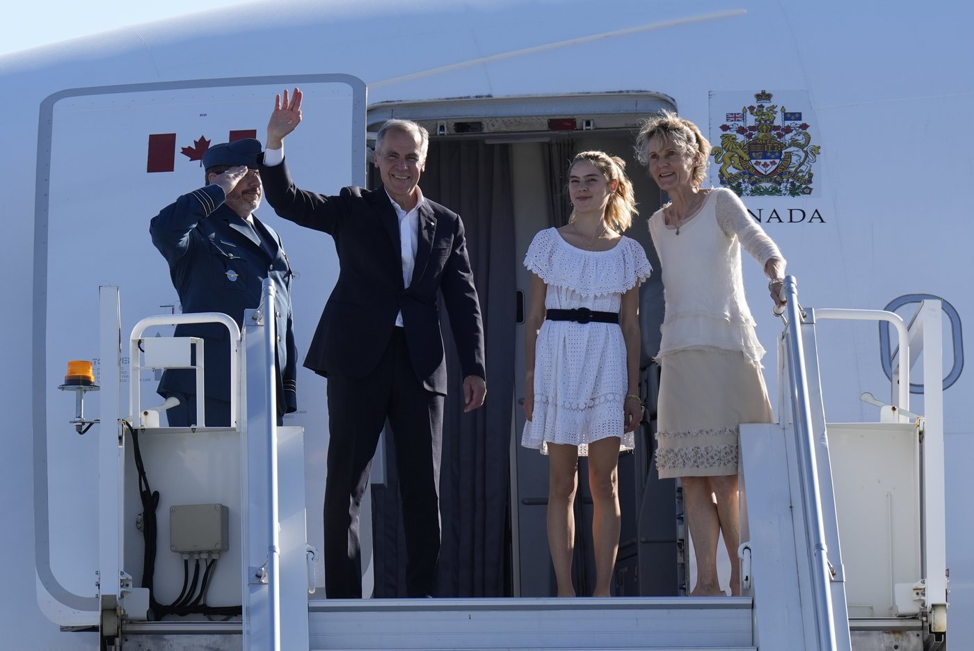 Carney wheels up to Rome ahead of Pope's inaugural mass
