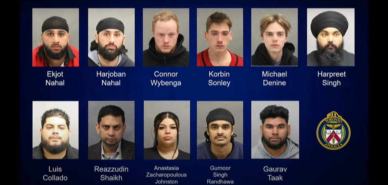 11 arrested, suspects wanted in Toronto taxi scam