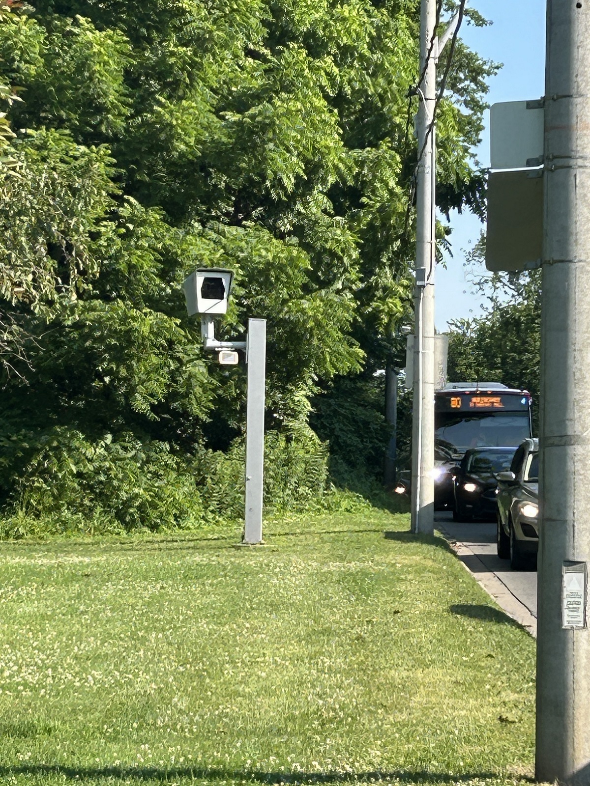 Parkside Drive speed camera reinstalled along with new surveillance camera
