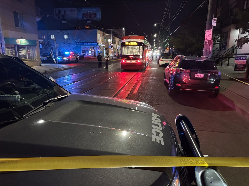Pedestrian struck by TTC streetcar near Greenwood-Coxwell