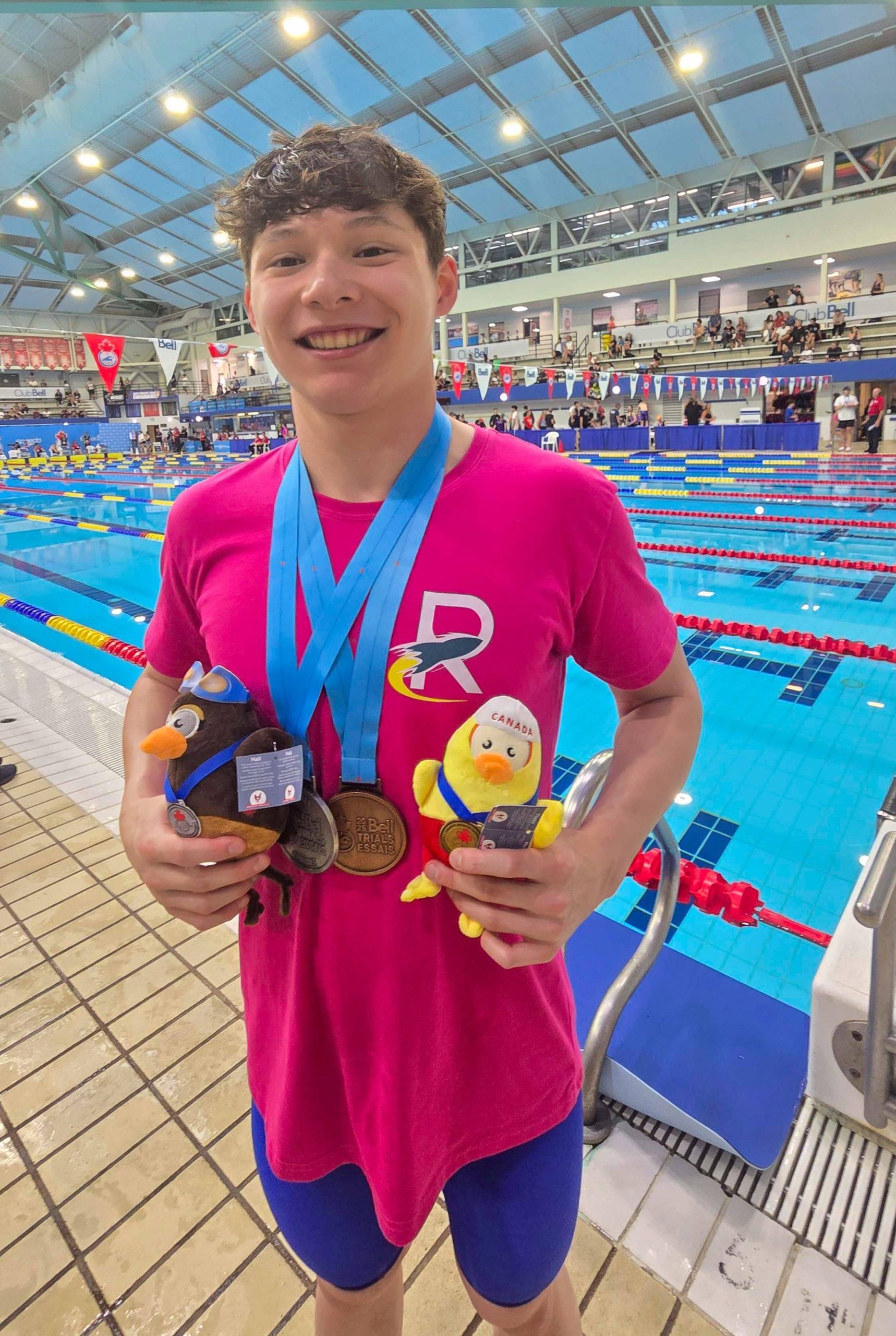 Swim sensation makes a splash in high school, now diving into university pools