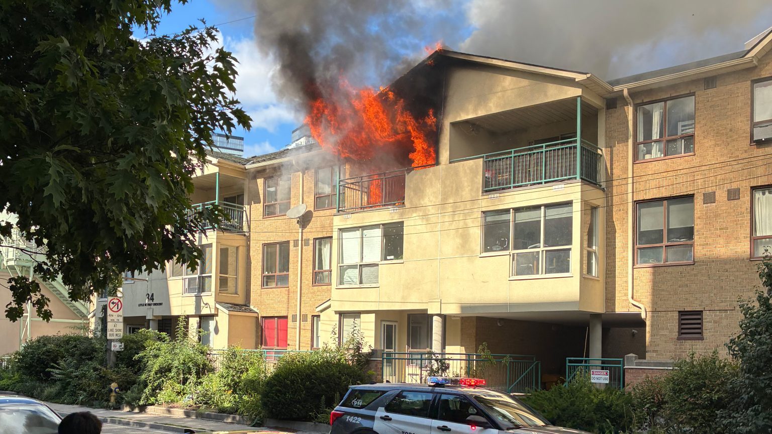 No injuries reported from 2-alarm blaze at Co-op building near Billy Bishop Airport