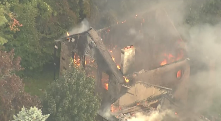 Fire crews battling massive house fire in Caledon