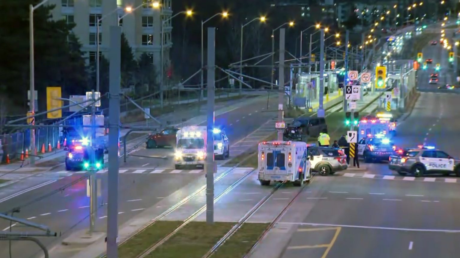 Woman, 60, killed in multi-vehicle crash on Eglinton Ave. near DVP