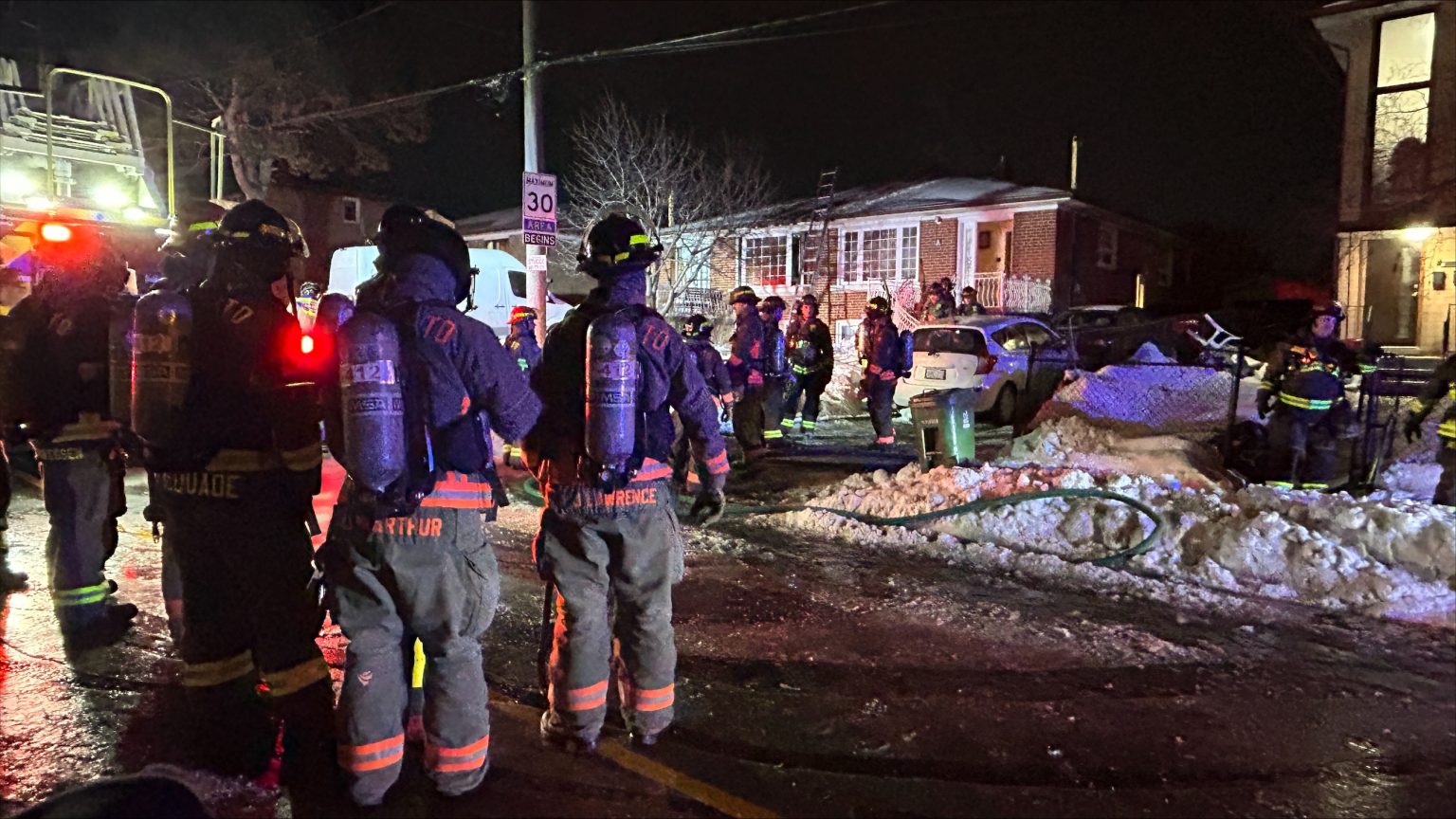 Two homes damaged in house fire at Weston and Sheppard