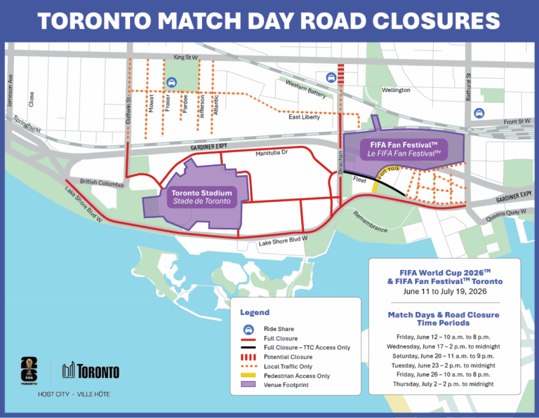 Toronto Traffic | Ongoing construction closures across the GTA